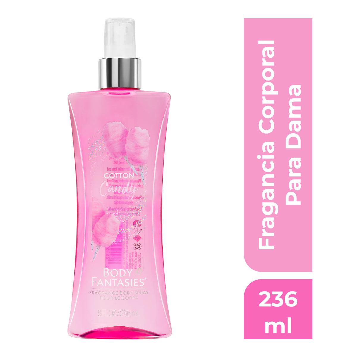 Body Fantasies Cotton Candy – Body Spray 236 mL – Beauty Retail