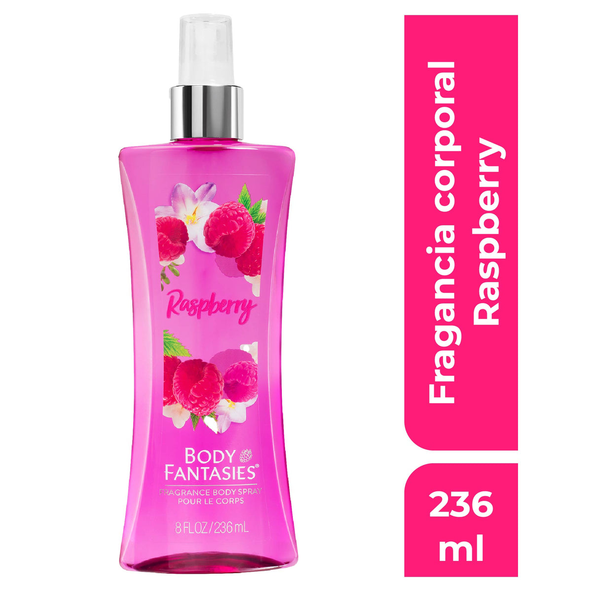 Body Fantasies Raspberry – Body Spray 236 mL – Beauty Retail