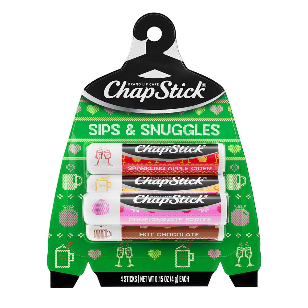 Set de Regalo ChapStick: Colección "Sips & Snuggles" (Pack de 4 ...