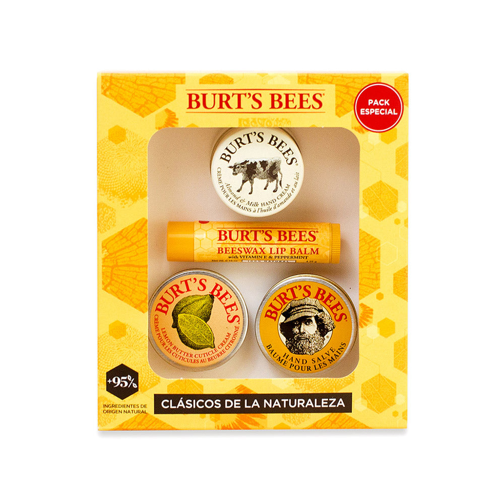 Burt's Bees Pack Especial Clásicos de la Naturaleza - Tratamiento Labi ...